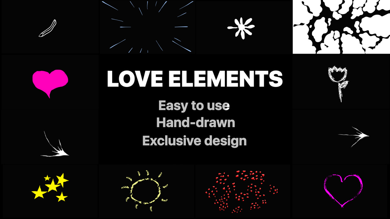 Love Elements Pack - Stock Motion Graphics | Motion Array Love Elements Pack - Stock Motion Graphics | Motion Array
