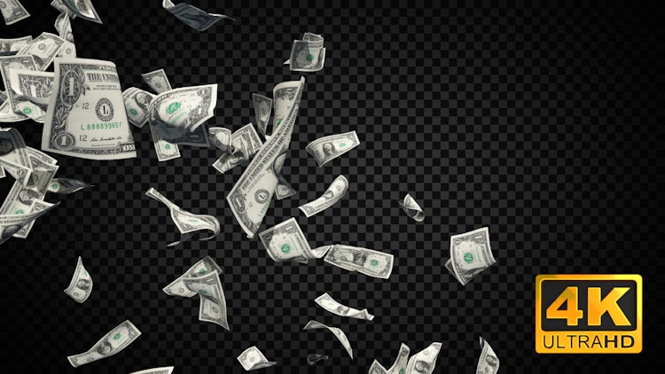 Cash Money Dollar Bills - Stock Motion Graphics | Motion Array