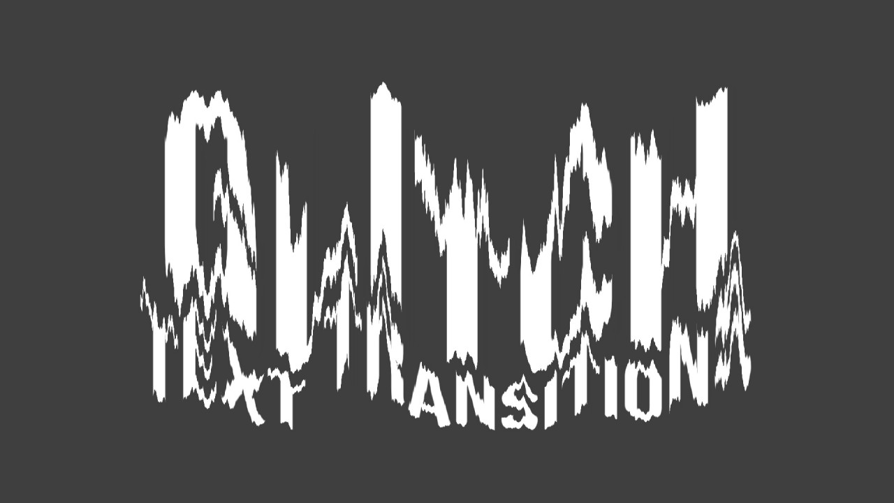 Glitch Text Transitions - Premiere Pro Presets | Motion Array Glitch Text Transitions - Premiere Pro Presets | Motion Array