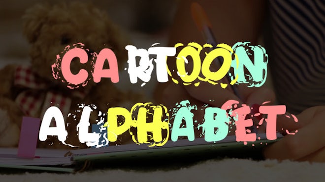 Cartoon Alphabet - After Effects Templates | Motion Array