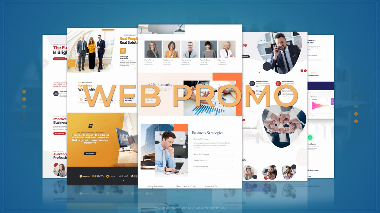 Web Promo - After Effects Templates | Motion Array