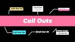 Call Outs DaVinci Resolve Templates Motion Array