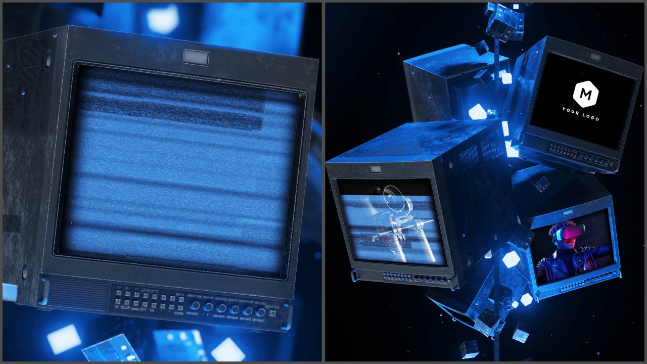 Cyber Screens - Premiere Pro Templates | Motion Array